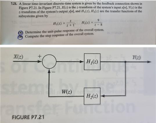 Solved 7.21. A linear time-invariant discrete-time system is | Chegg.com