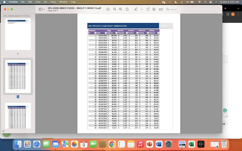 7 WILPRO.JECT CASE STUDY ORIENTATION 2 WIL | Chegg.com