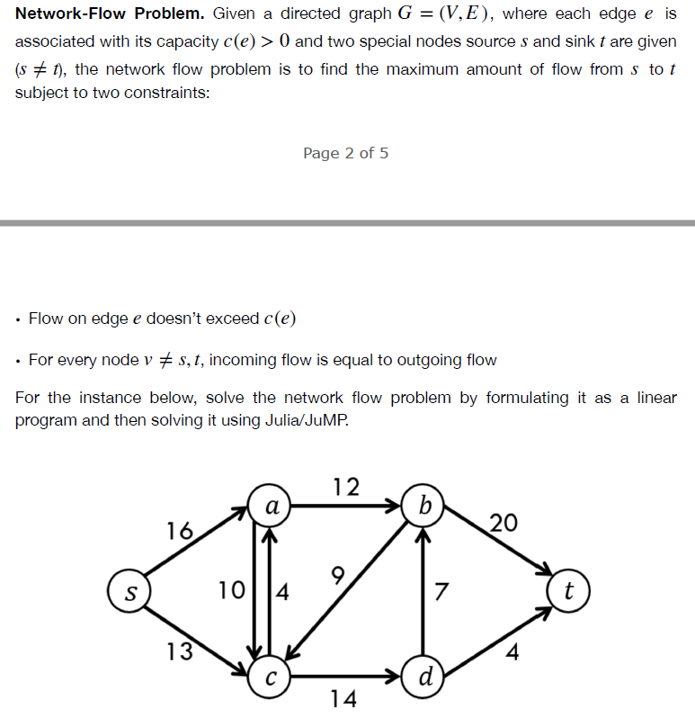 Solved How Do I Formulate This As A Linear Program I 2525