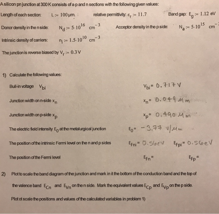 Solved Calculate the position of the Fermi level and plot | Chegg.com