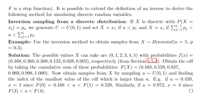 7.2 Simulating from univariate distributions via | Chegg.com