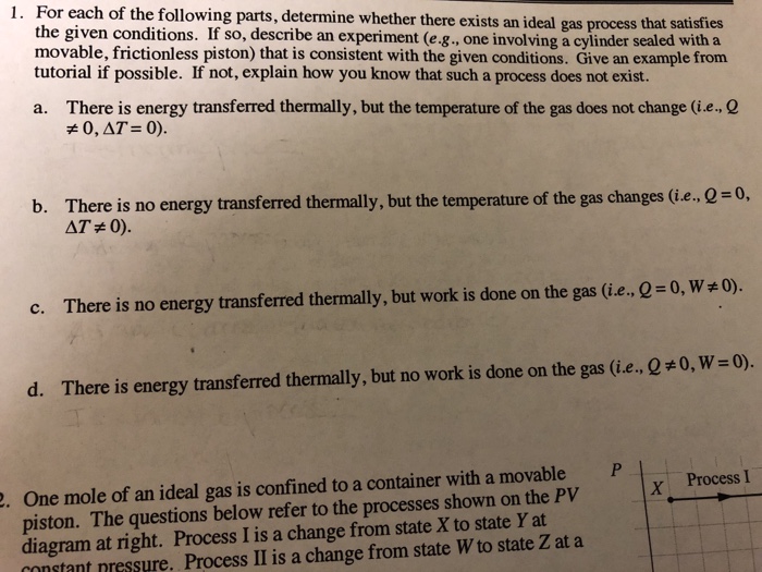 Solved 1. For each of the following parts, determine whether | Chegg.com