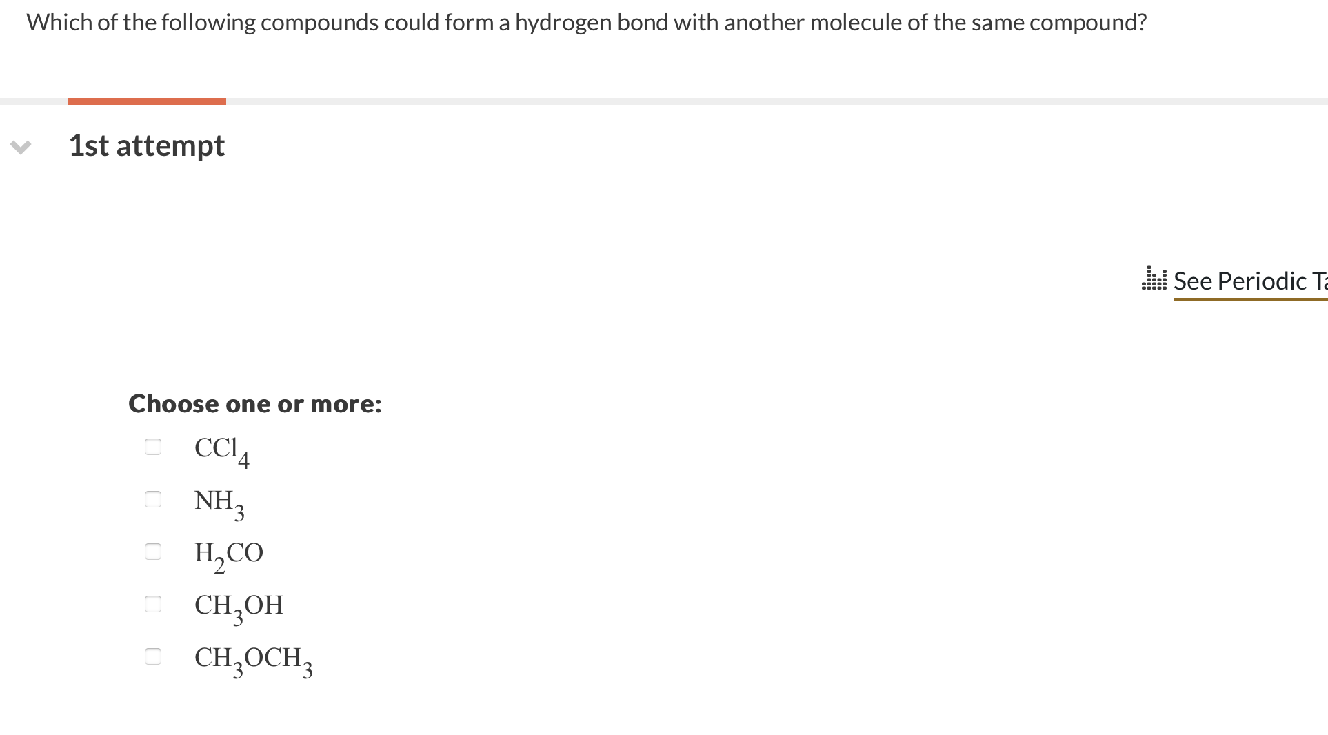 Solved Which of ﻿the following compounds could form a | Chegg.com