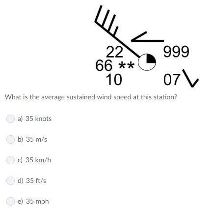Solved 66 ** 10 07 What is the average sustained wind speed | Chegg.com