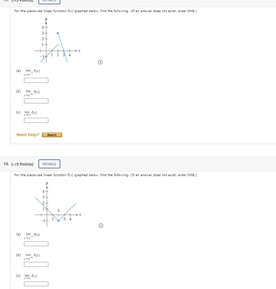 Solved For the piecewise linear function f(x) graphed below, | Chegg.com