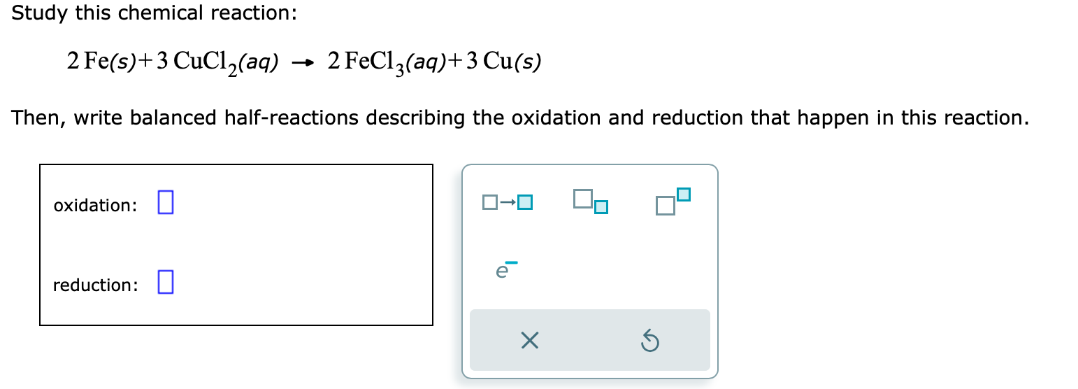 Solved Study this chemical reaction: | Chegg.com