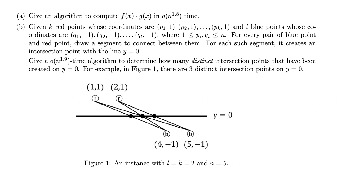 Solved 5. (8 points) Given two polynomials of degree at most | Chegg.com