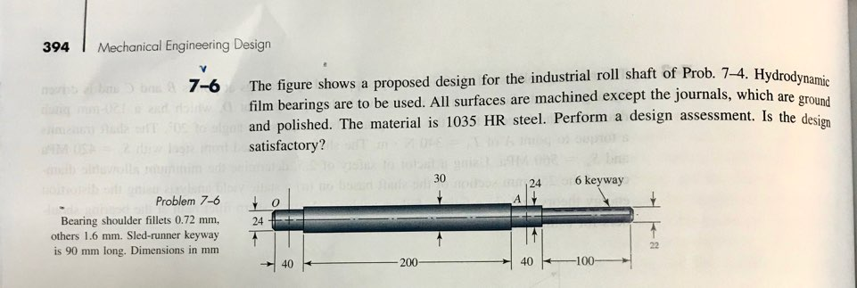 394 Mechanical Engineering Design Do 7-6 The figure | Chegg.com