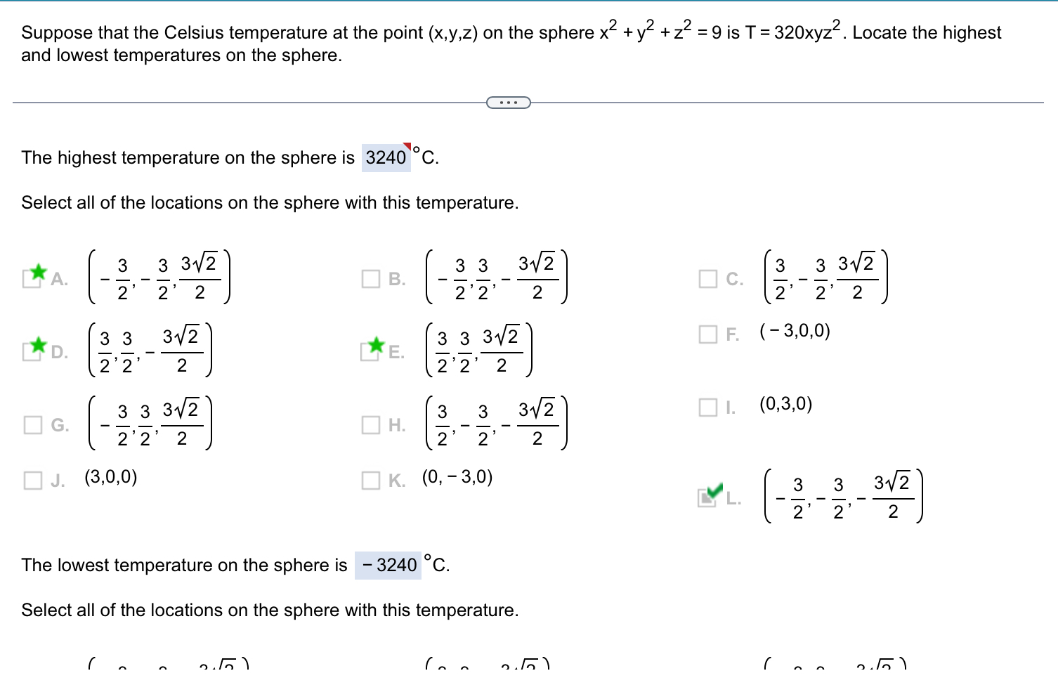 Solved Suppose that the Celsius temperature at the point | Chegg.com