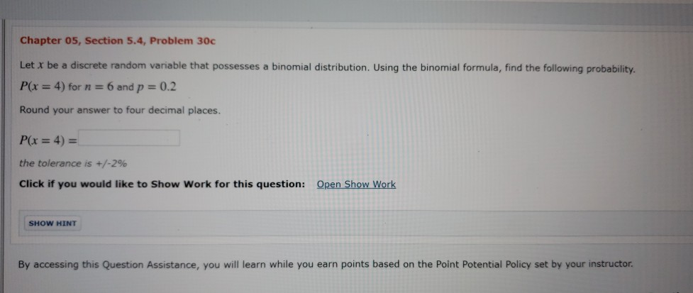 Solved Chapter 05, Section 5.4, Problem 30C Let x be a | Chegg.com