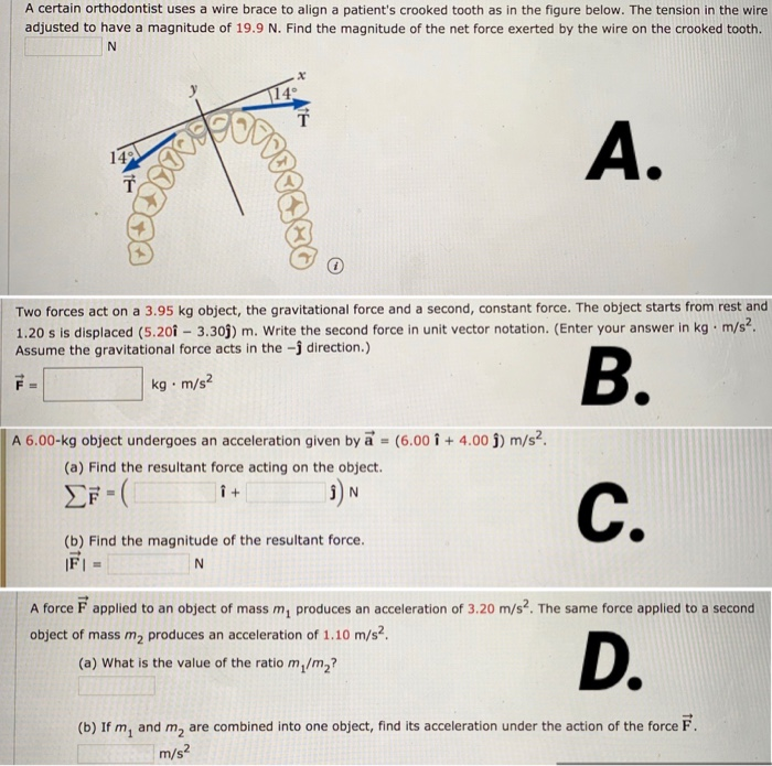 Solved A certain orthodontist uses a wire brace to align a | Chegg.com Solved A certain orthodontist uses a wire brace to align a | Chegg.com
