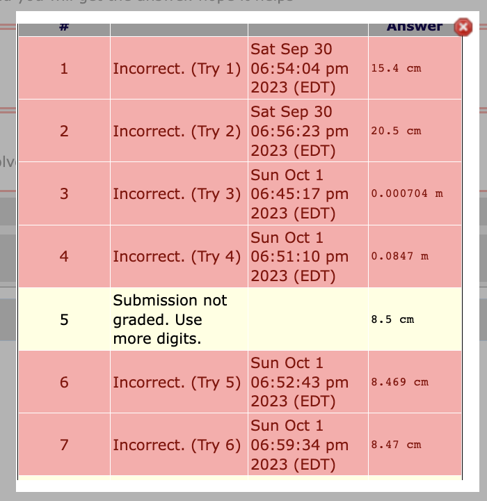 Solved A two-slit pattern is viewed on a screen 1.08 m from | Chegg.com