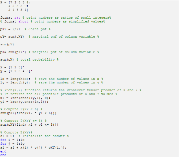 Solved Problem 8: Use ONLY MATLAB to answer this question. | Chegg.com