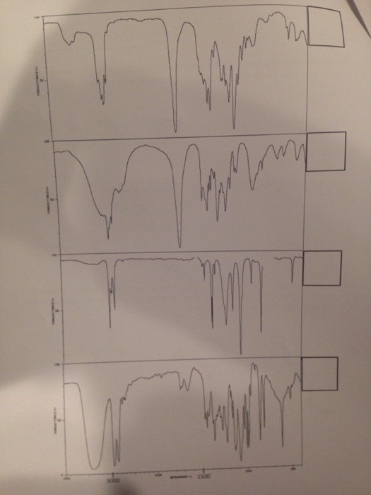Solved The IR for 4 of the 7 isomers of C5H10O2 shown below | Chegg.com