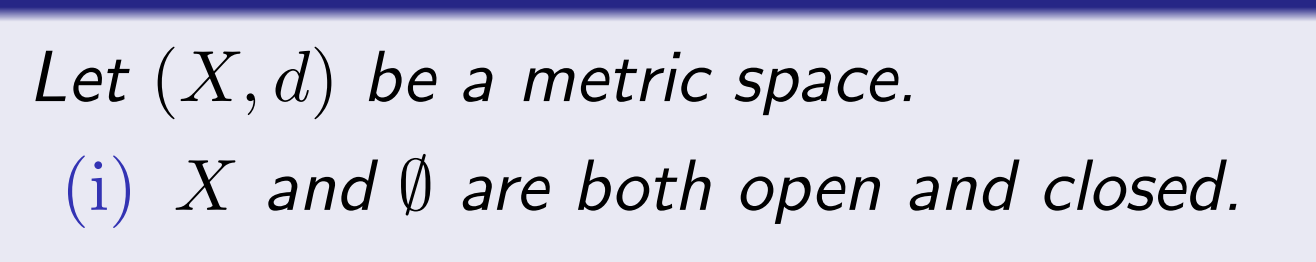 Solved prove Let (x,d) ﻿be a metric space.(i) x ﻿and O? ﻿are | Chegg.com