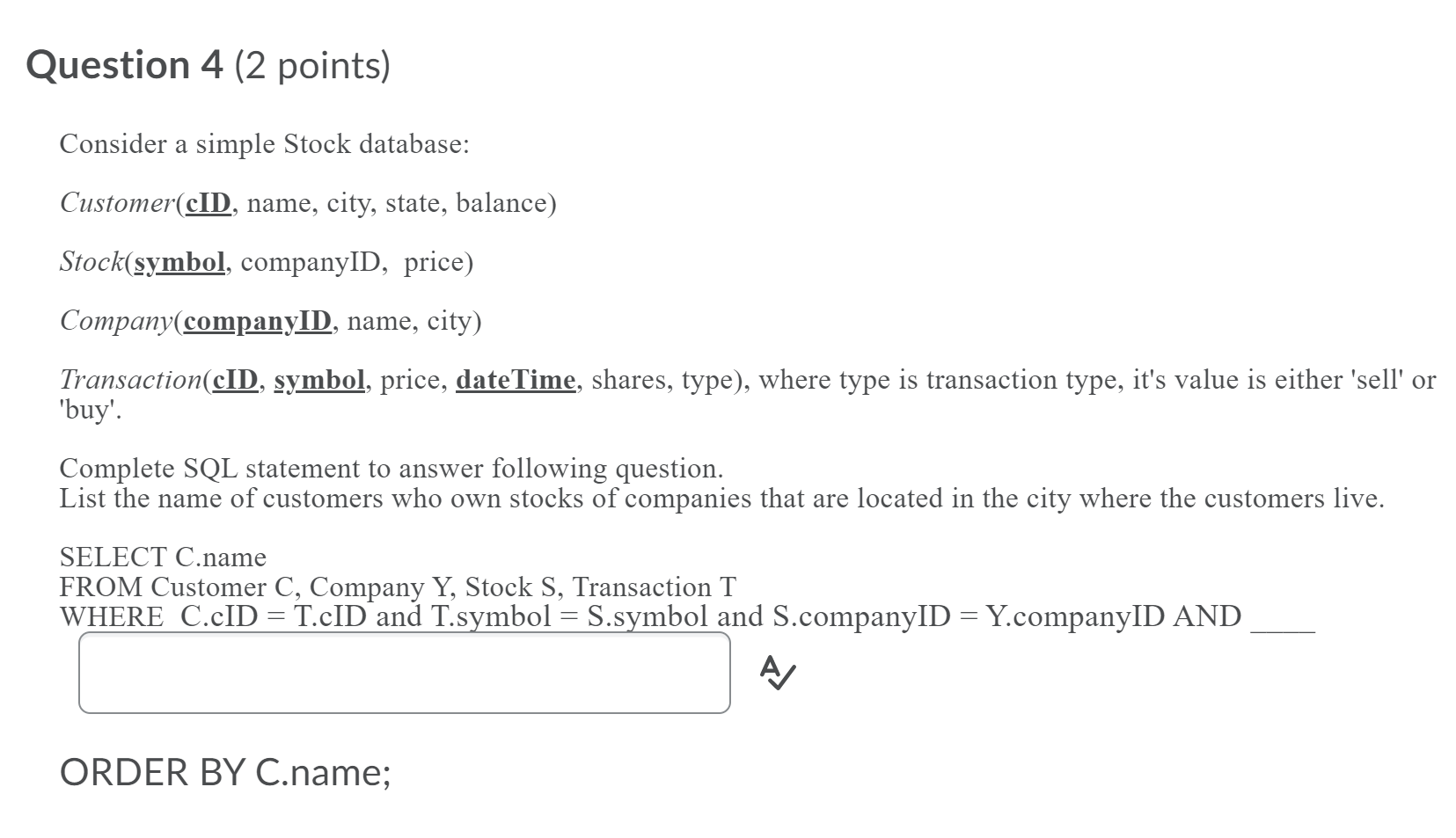 Solved Question 4 (2 points) Consider a simple Stock | Chegg.com
