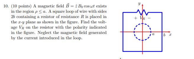 Solved Finding the voltage on the resistor with a polarity | Chegg.com