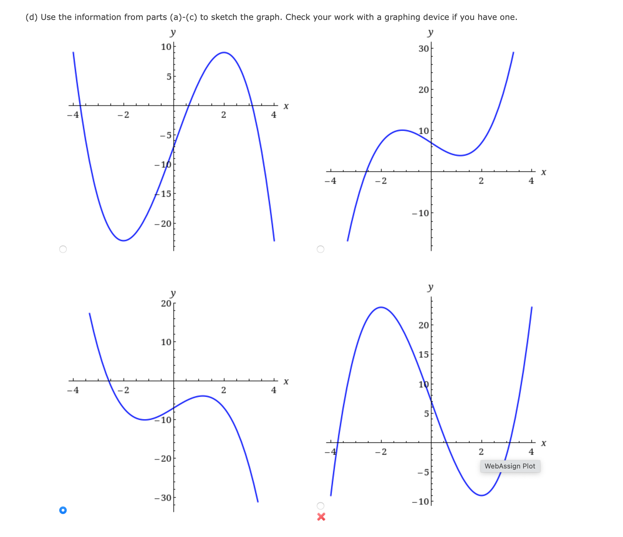 Solved der the function below. (If an answer does not exist, | Chegg.com