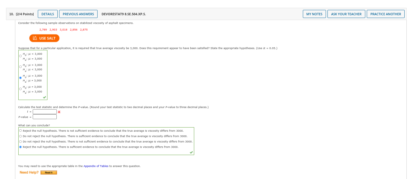 Solved 10. [2/4 Points] DETAILS PREVIOUS ANSWERS DEVORESTAT9 | Chegg.com