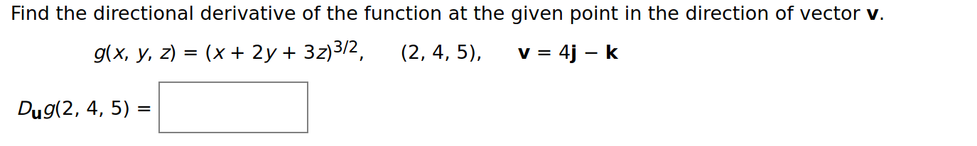 Solved Find the directional derivative of the function at | Chegg.com