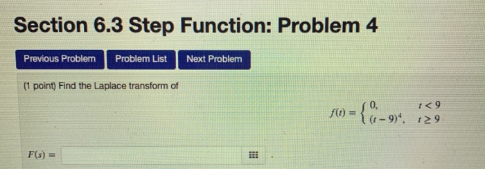 Solved Section 6 3 Step Function Problem 4 Previous Problem