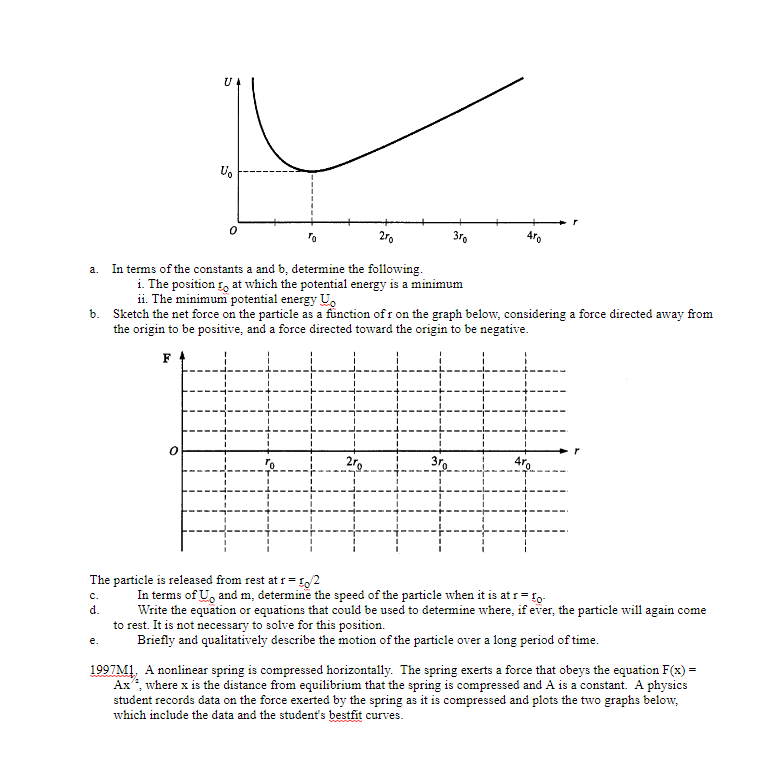 Solved: AP Physics C Free Response Practice - Work And Ene... | Chegg.com
