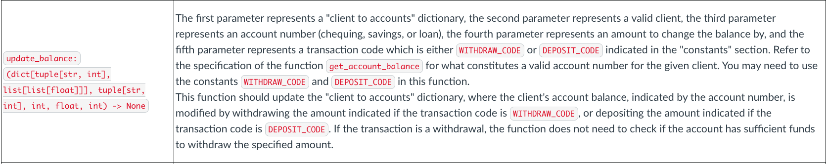 Solved he first parameter represents a "client to accounts" | Chegg.com