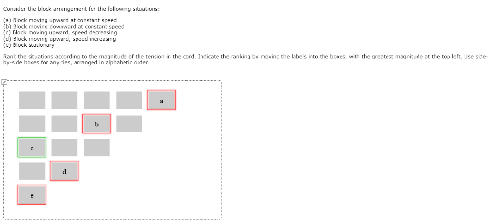 Solved Consider the block arrangement for the following | Chegg.com