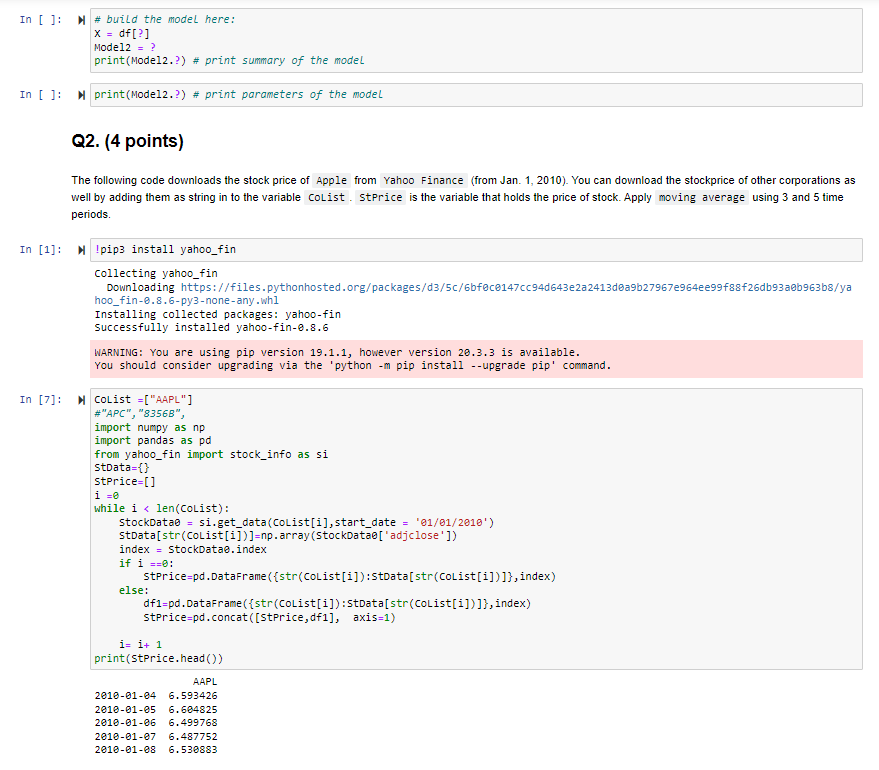 Solved Visit repo Jupyter 423_HW13_LinearRegression Last | Chegg.com