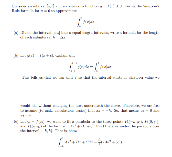 Consider an interval [a,b] and a continuous function | Chegg.com