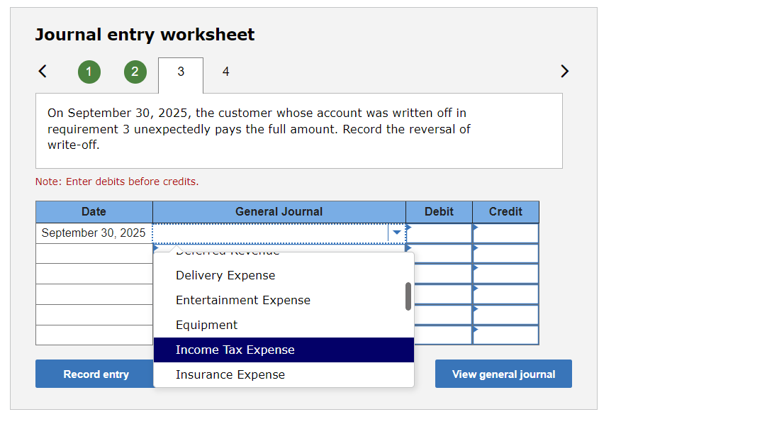 Journal entry worksheet Record the adjusting entry | Chegg.com