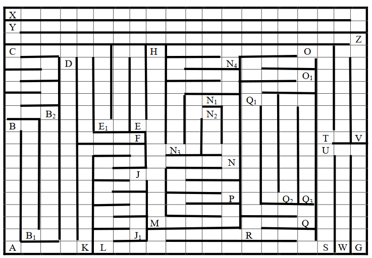 Given the following maze on 20x20 grids. An agent A | Chegg.com
