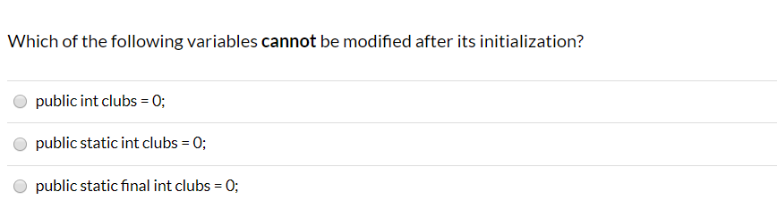 Solved There is a problem with this variable initialization? | Chegg.com