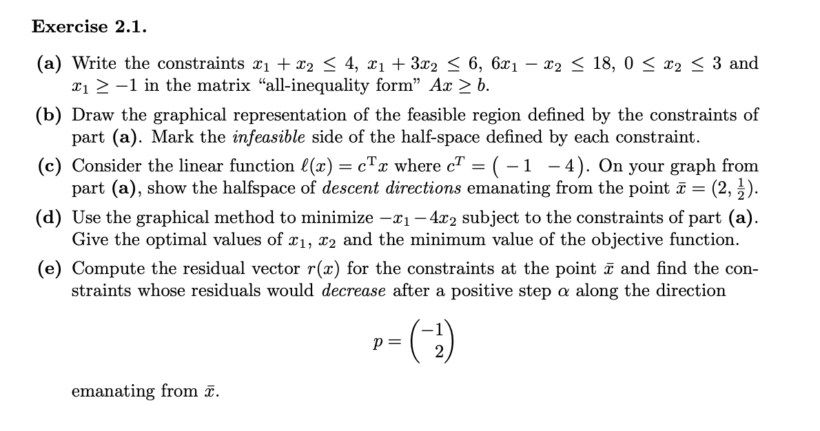 Solved (a) Write the constraints | Chegg.com
