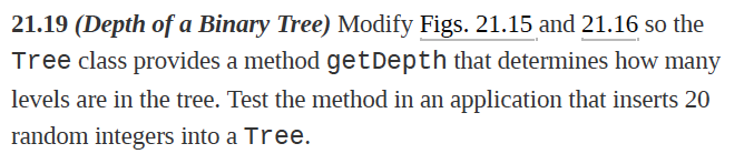 1 // Fig. 21.15: Tree.java 2 // TreeNode and Tree | Chegg.com