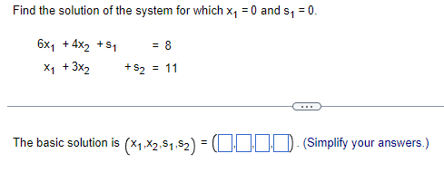 Solved Write the e-system obtained via slack variables for | Chegg.com