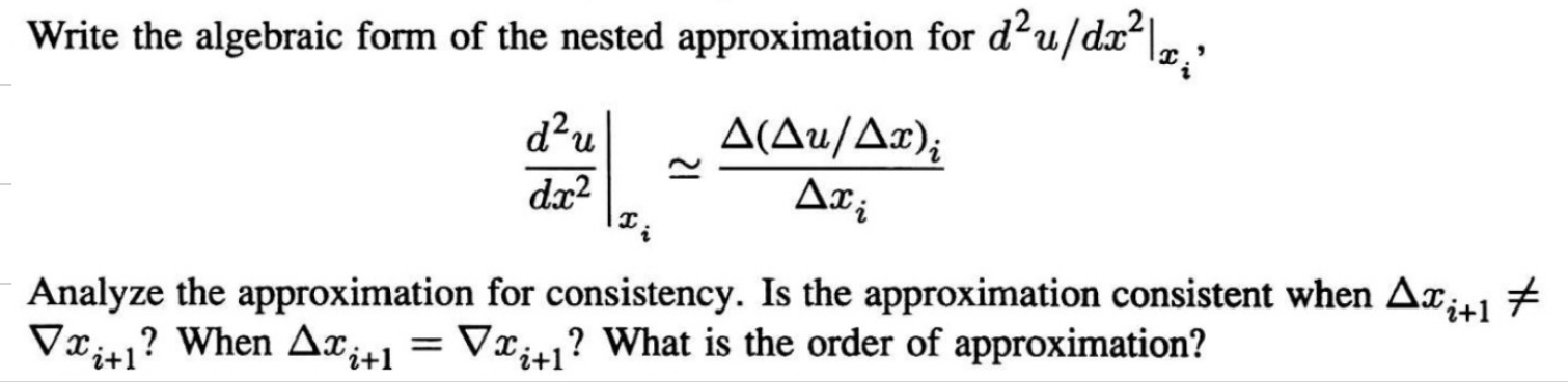 Solved Write the algebraic form of ﻿the nested approximation | Chegg.com