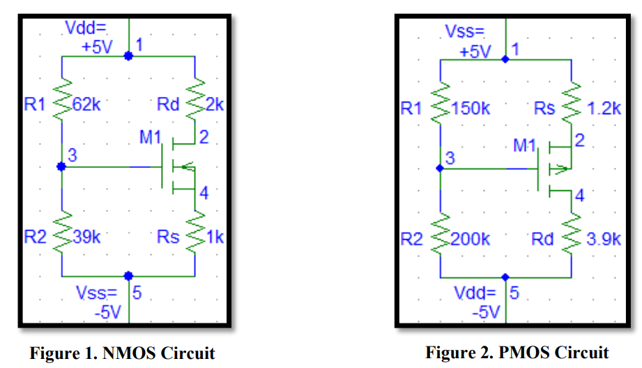 Solved Calculate Id, VGS and VDS for the circuits in Figures | Chegg.com