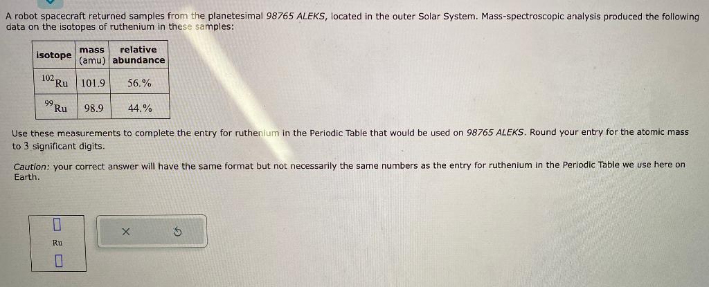 Solved A robot spacecraft returned samples from the | Chegg.com