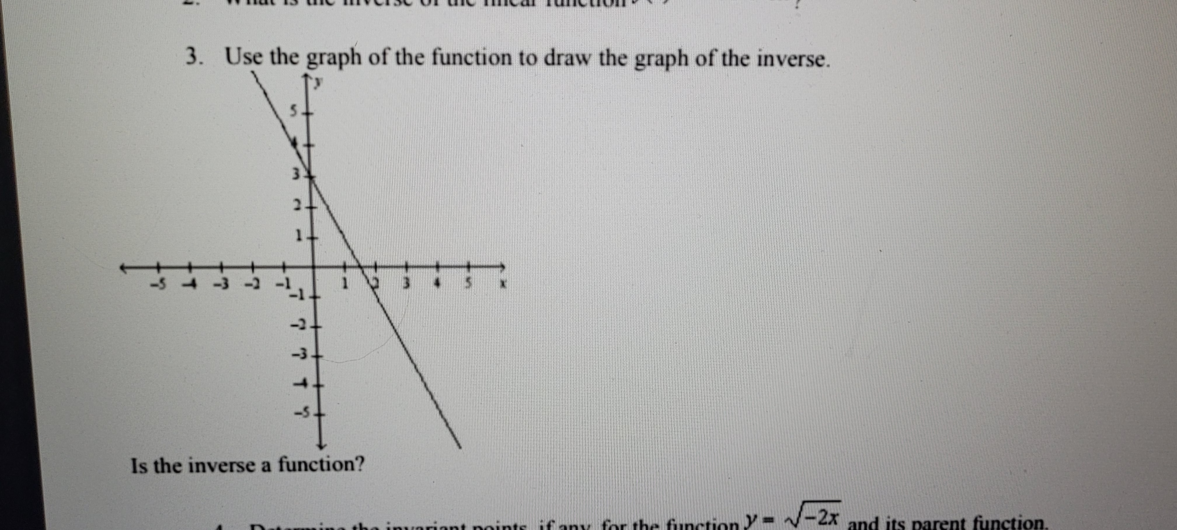 Solved question 3 please.: “Use the graph of the function to | Chegg.com