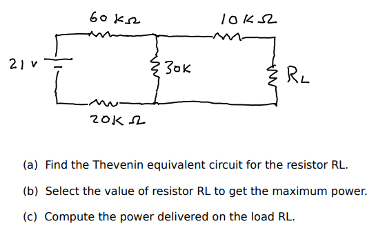 Solved (a) Find the Thevenin equivalent circuit for the | Chegg.com