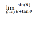 Solved limθ→0θ+tanθsin(θ) | Chegg.com