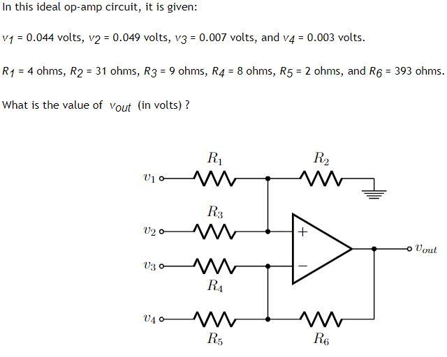 Solved In this ideal op-amp circuit, it is given: | Chegg.com