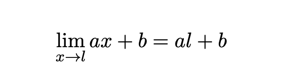 Solved lim ax + b = al + b x +1 | Chegg.com