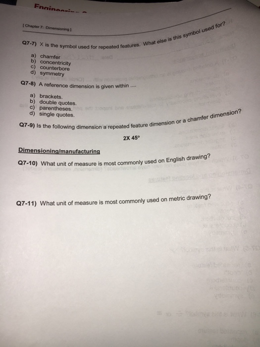 Solved [Chapter 7: Dimensioning 1 forn us this s Q7-77x is | Chegg.com