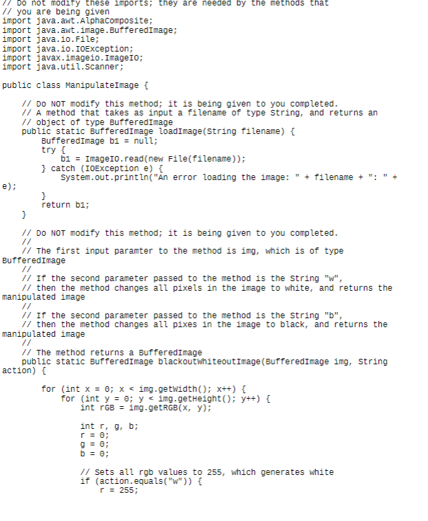 Solved File Bufferedimage Buff And Output The Results