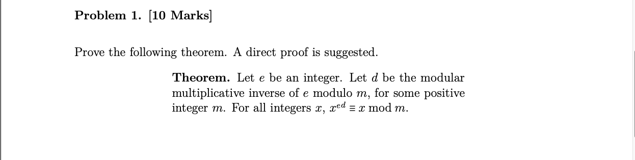 Solved Hlowing theorem. A direct proof is suggested. | Chegg.com