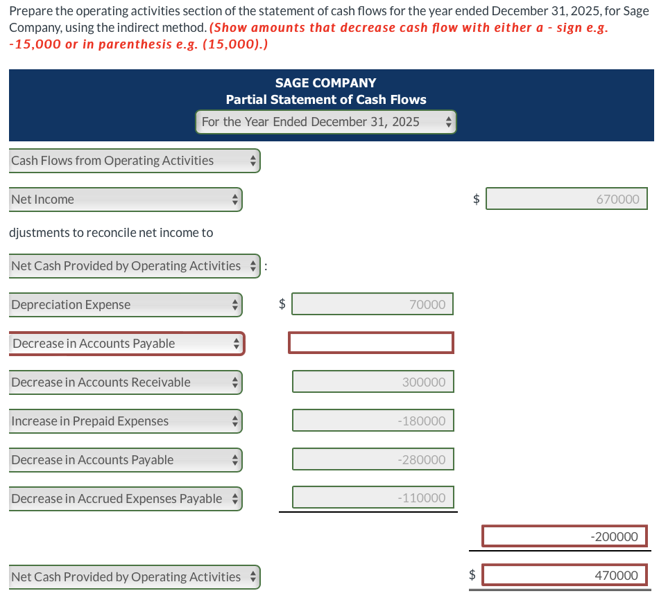 Solved The income statement of Sage Company is shown below. | Chegg.com
