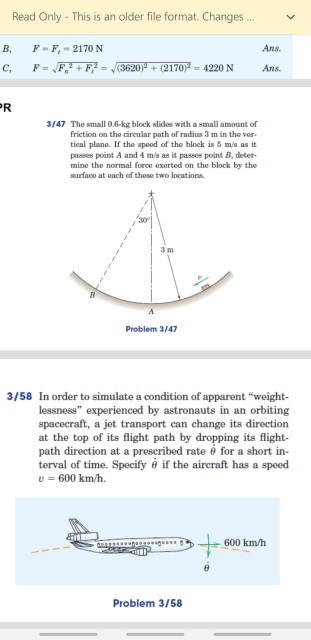 Solved Read Only - This is an older file format. Changes... | Chegg.com