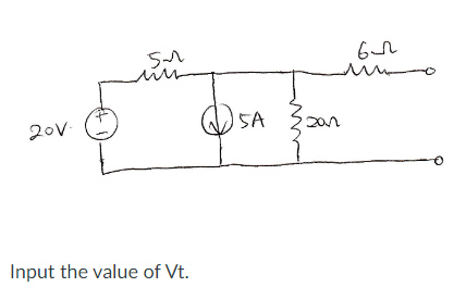 Solved What is the Thevenin equivalent circuit for this | Chegg.com